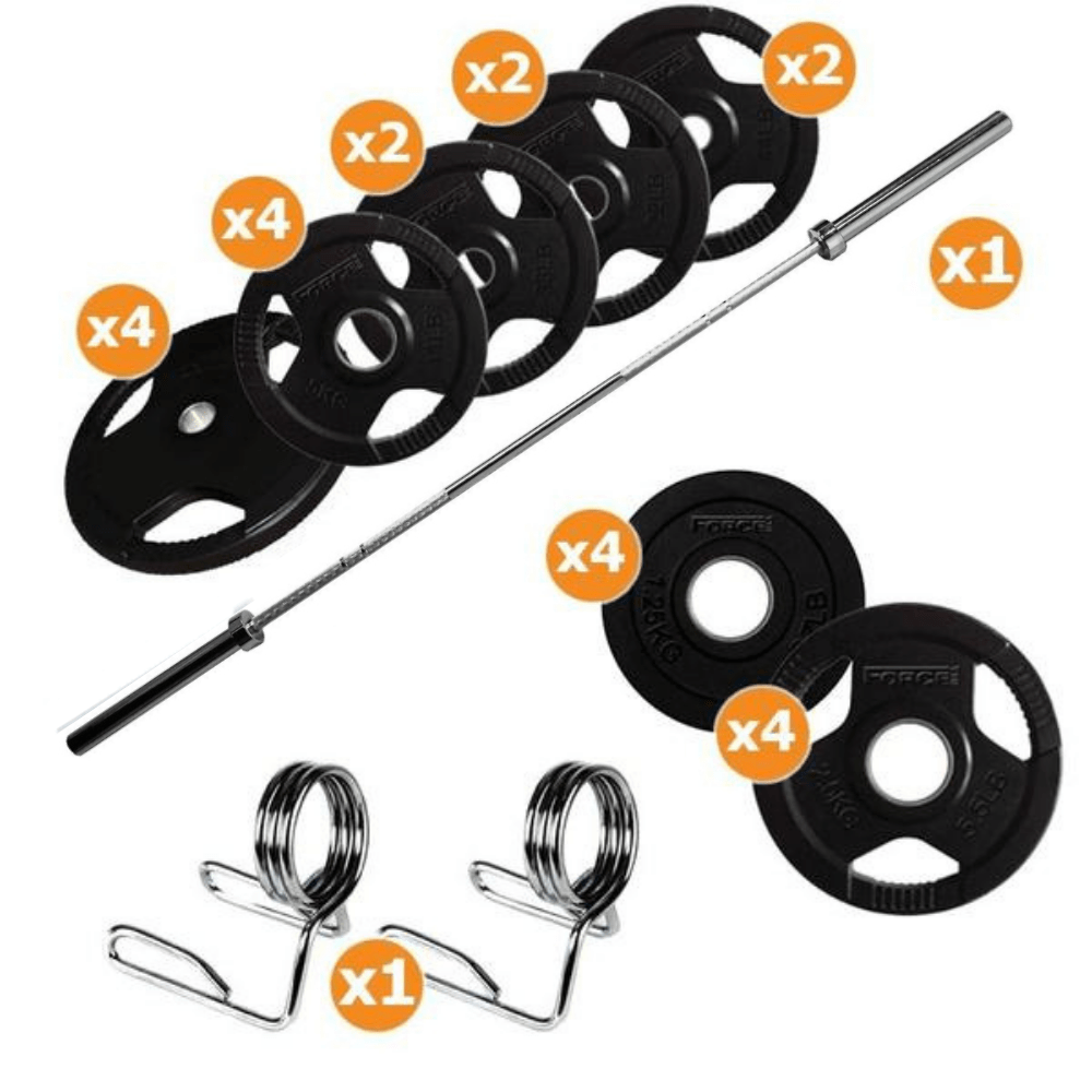195kg Barbell Weights Pack