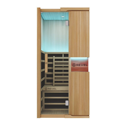 Revel Recovery Aura 3-4 Person Full Spectrum Infrared Sauna | Gym and ...