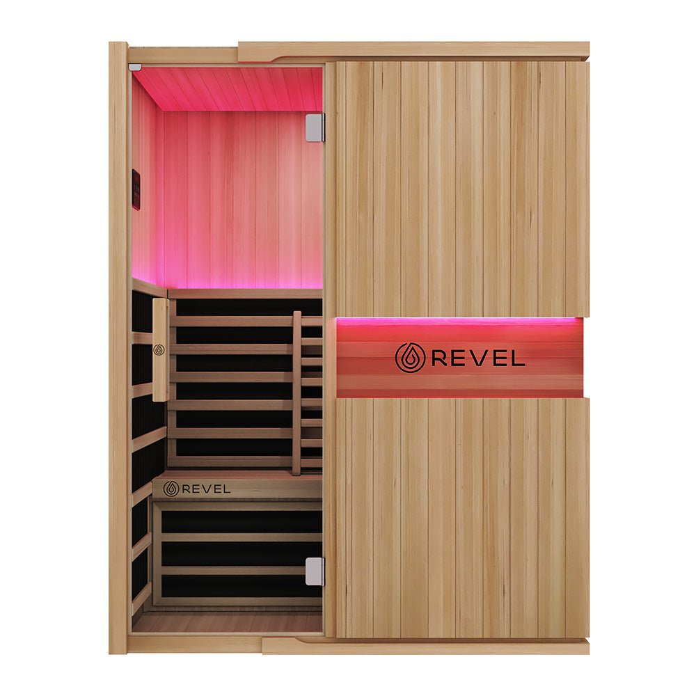 Revel Recovery Aura 3-4 Person Full Spectrum Infrared Sauna | Gym and ...