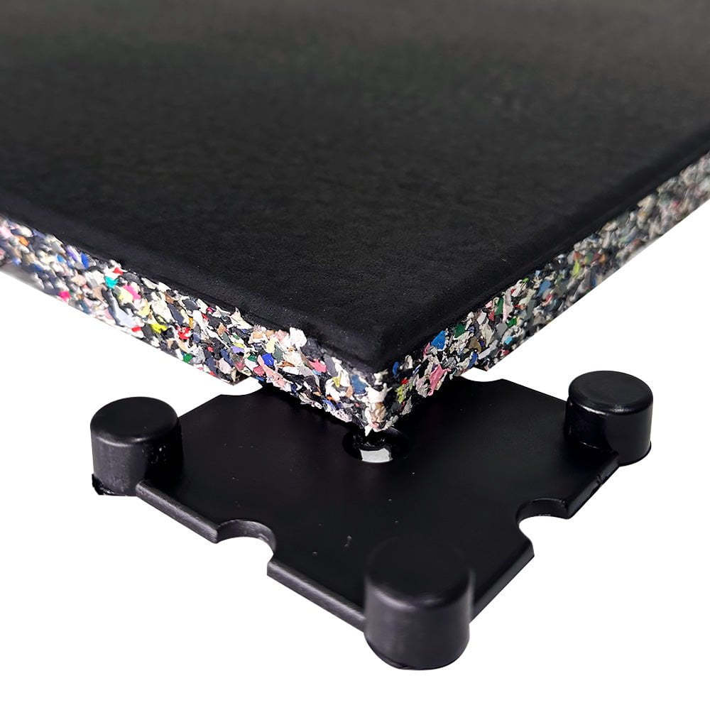 VersaFit Connector Elite Zero Gap Tiles - Black | Gym and Fitness