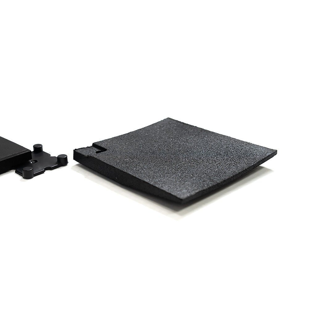 VersaFit Flooring Connector Elite Zero Gap Corner - Black | Gym and Fitness