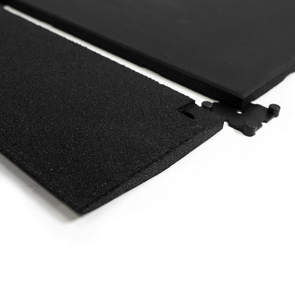 VersaFit Flooring Connector Elite Zero Gap Edge - Black | Gym and Fitness