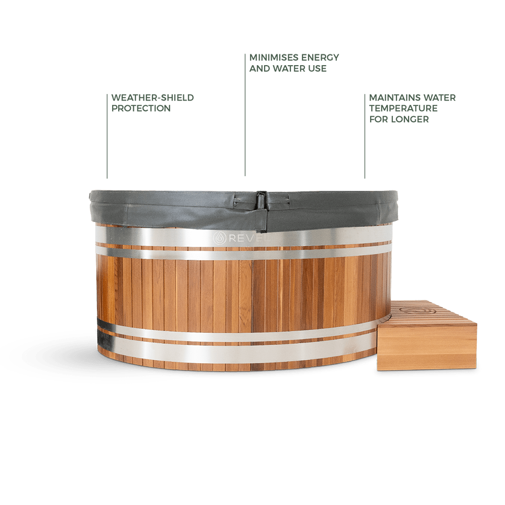 Revel Glacier Duo – Premium Cedar Ice Bath | Gym and Fitness