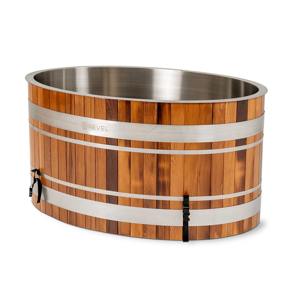 Revel Glacier Solo – Premium Cedar Ice Bath | Gym and Fitness