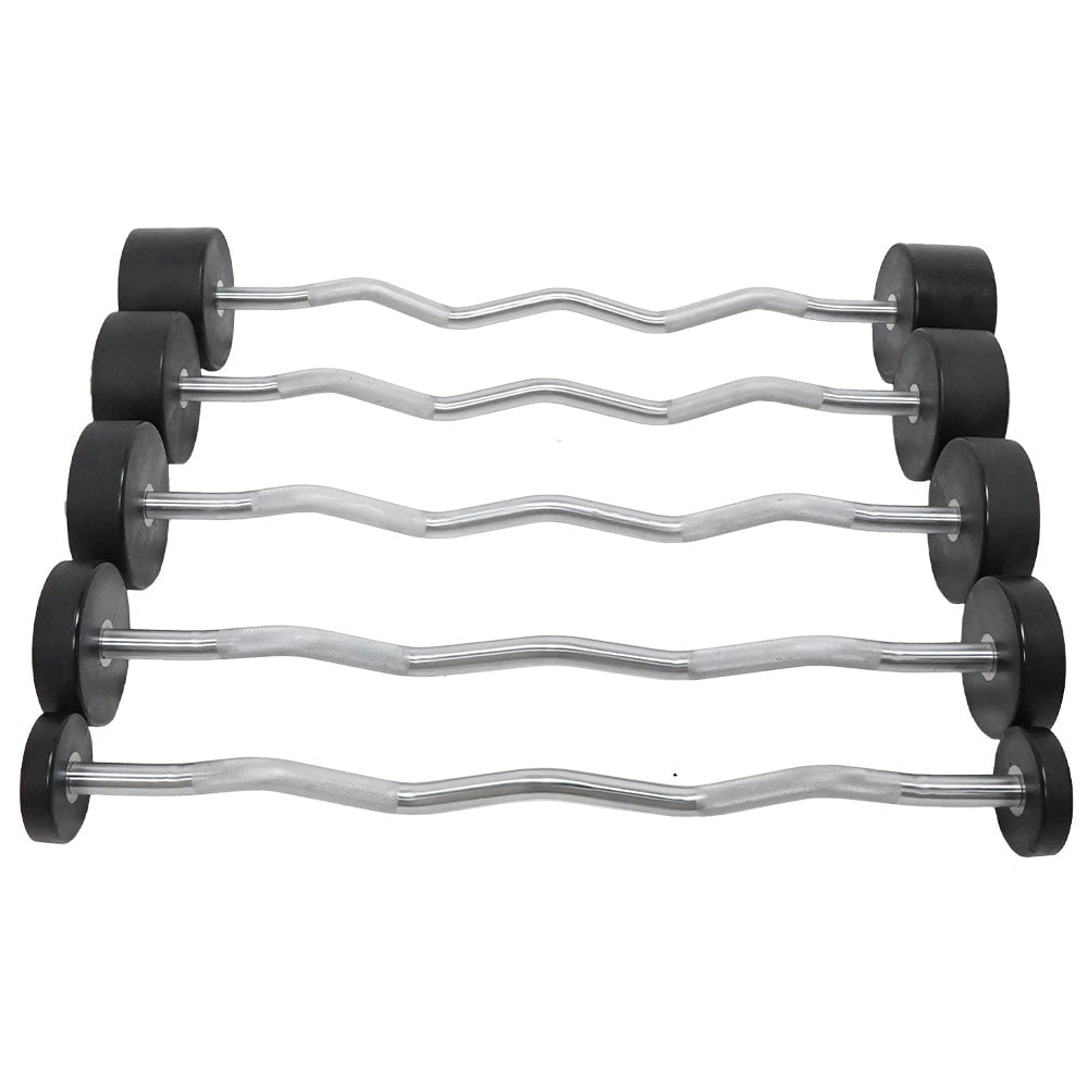 Force USA Fixed Curl Barbell Set and Stand | Gym and Fitness