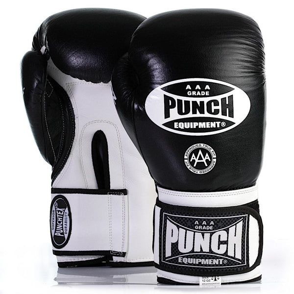 PUNCH Equipment Trophy Getters® Commercial Boxing Gloves - Black | Gym ...