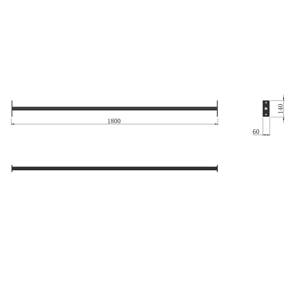 6FT Single Monkey Bar - Lasercut | Gym and Fitness